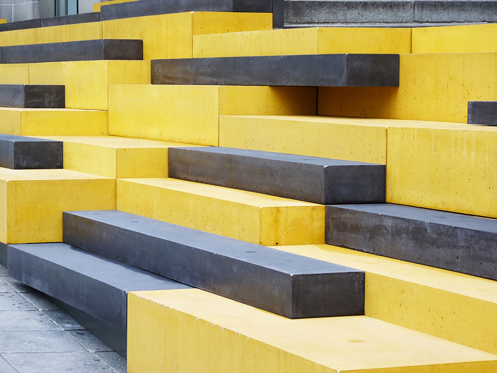 Seating steps for the linz art university, Austria by Caramel ...
