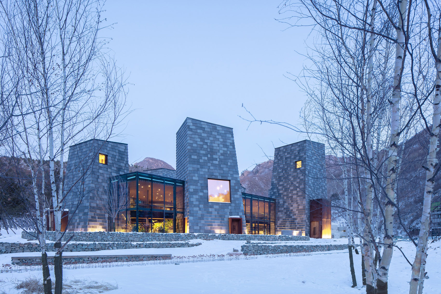 Forest Valley Hot spring Center, China by B.L.U.E. Architecture Studio ...