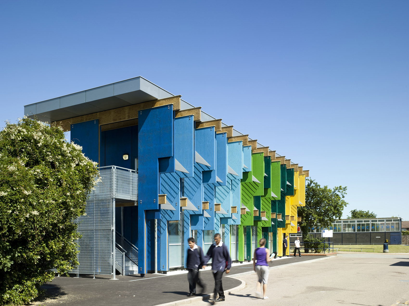 Rivers Academy – New Library Building by Jonathan Clark Architects - 谷德设计网