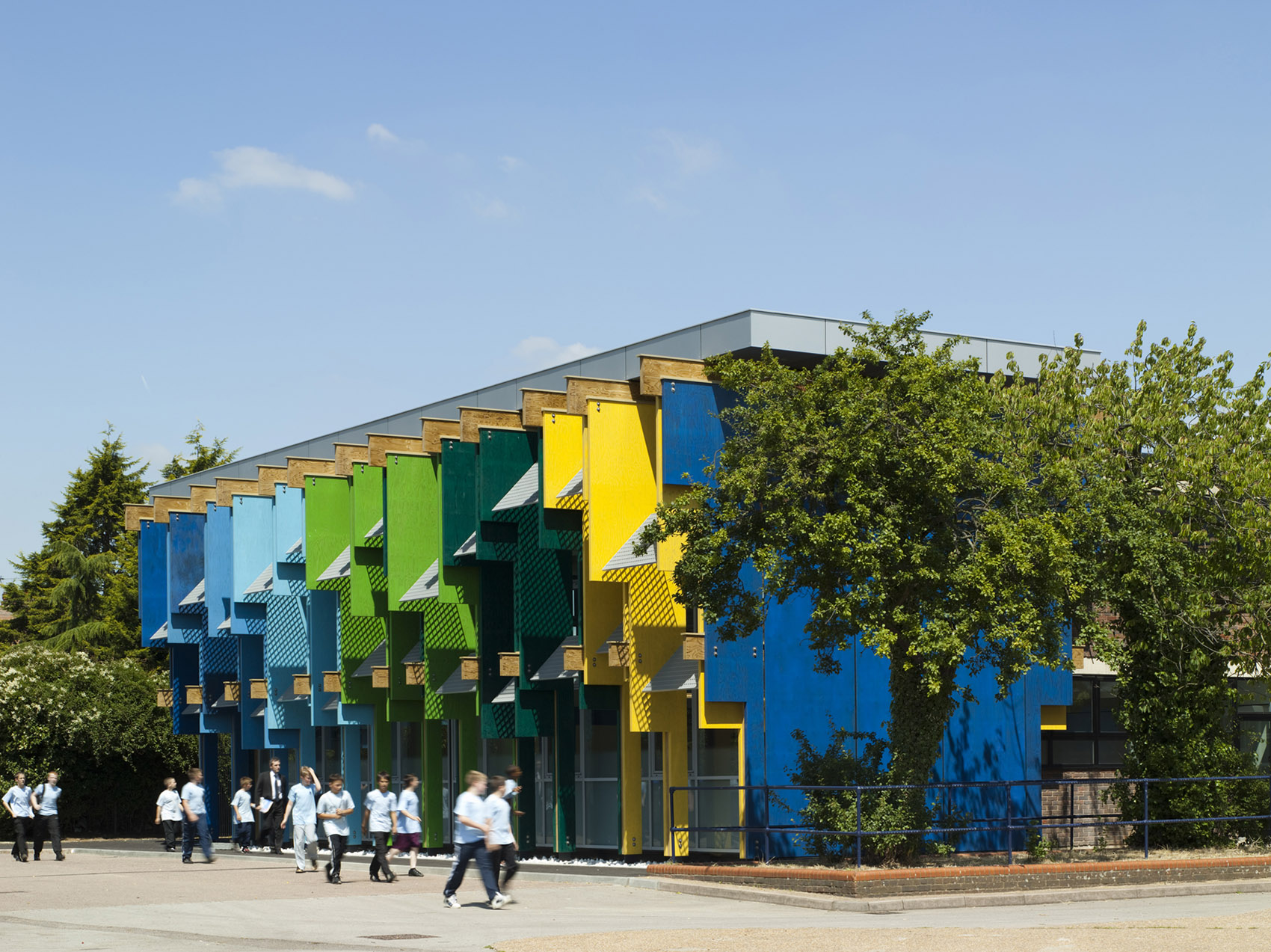 Rivers Academy – New Library Building by Jonathan Clark Architects - 谷德设计网