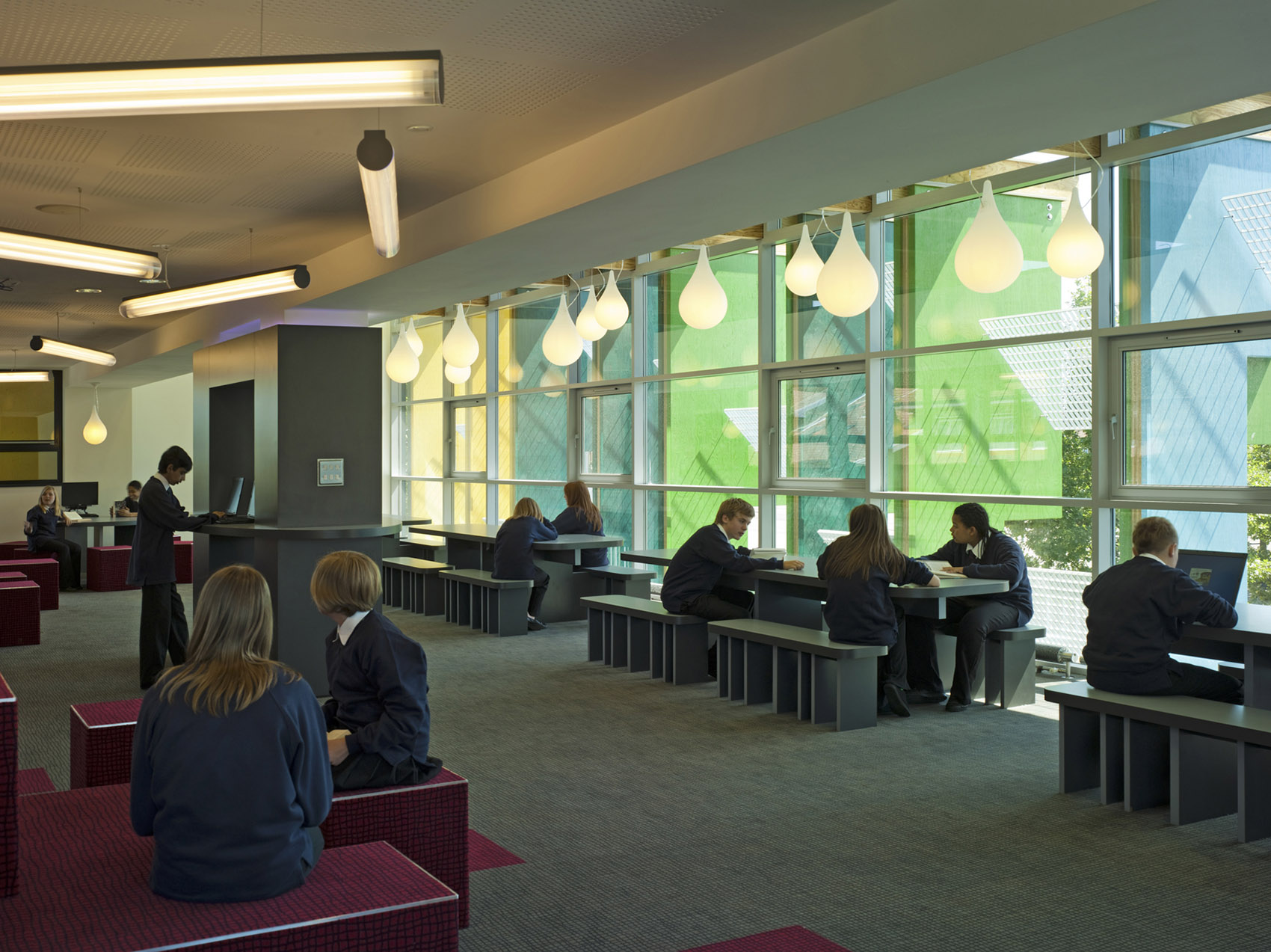 Rivers Academy – New Library Building by Jonathan Clark Architects - 谷德设计网