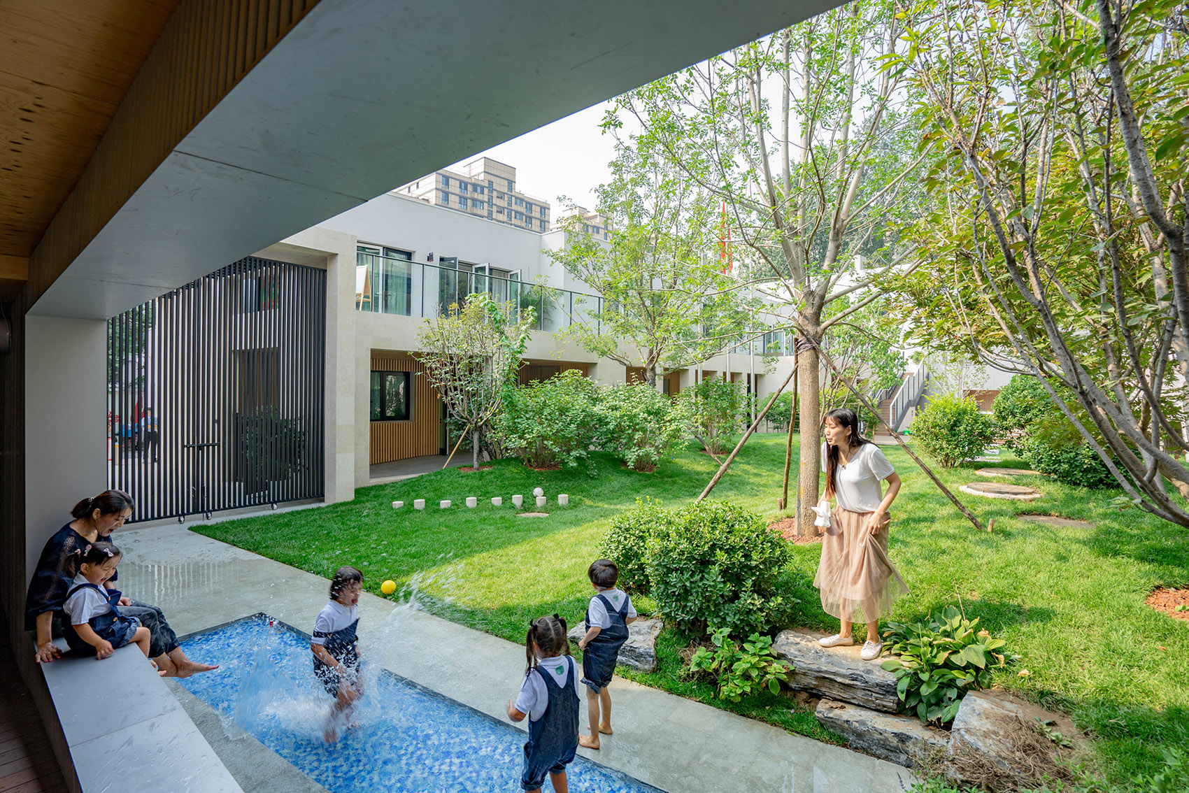 IBG Kindergarten, China by HIBINOSEKKEI + Youji no Shiro + KIDS DESIGN ...