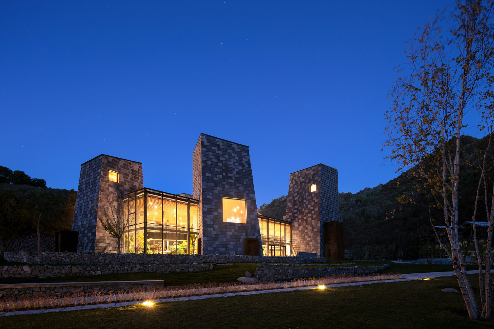 Forest Valley Hot spring Center, China by B.L.U.E. Architecture Studio ...
