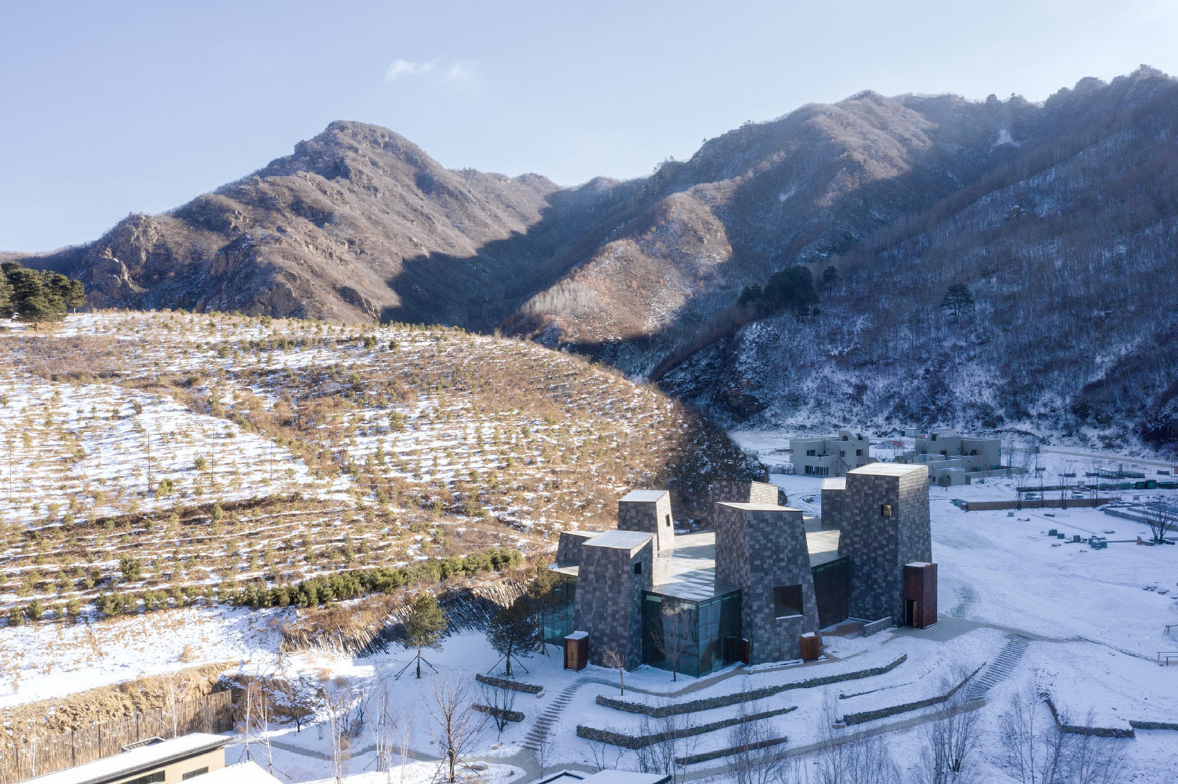 Forest Valley Hot spring Center, China by B.L.U.E. Architecture Studio ...