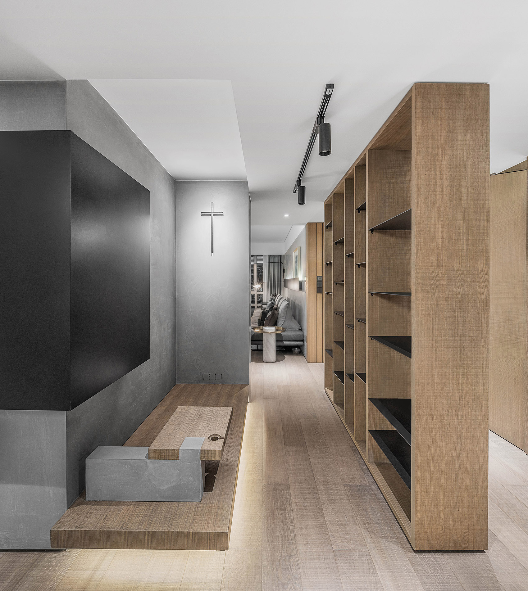 Design of Flat by Huangpu River, China by FOUND ARCHITECTS - 谷德设计网