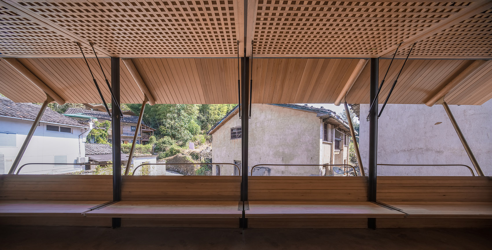 T Roof: Nan Cafe in Taoyuan village, Qimen, China by Atelier LAI - 谷德设计网