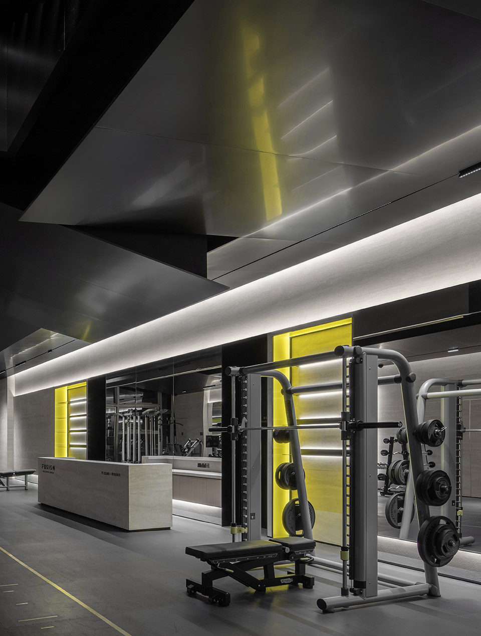 Fusion Fitness·q-plex Premium Club, China by PONE Architecture - 谷德设计网