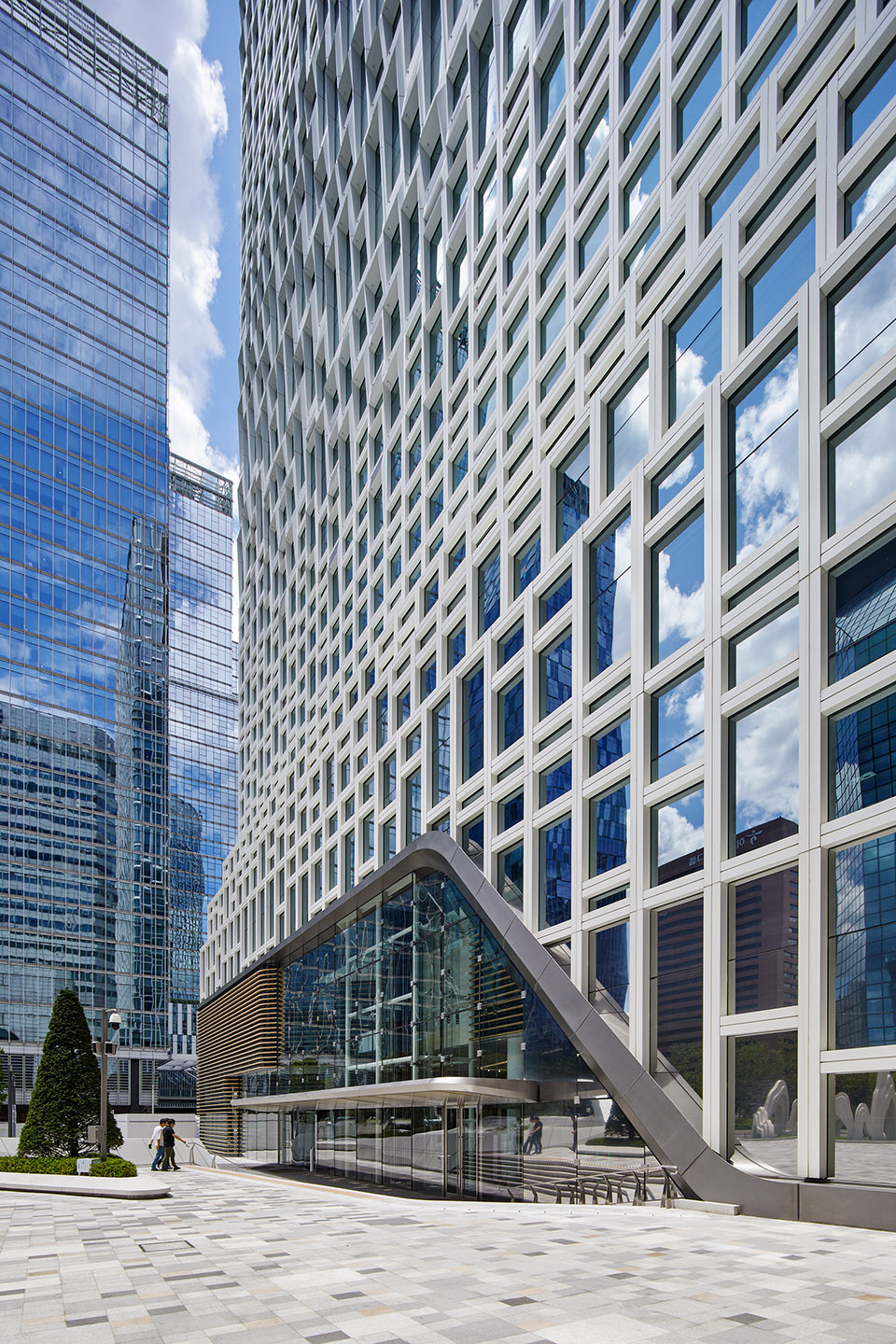 Hanwha Headquarter Office Tower Remodeling HQ by UNStudio - 谷德设计网