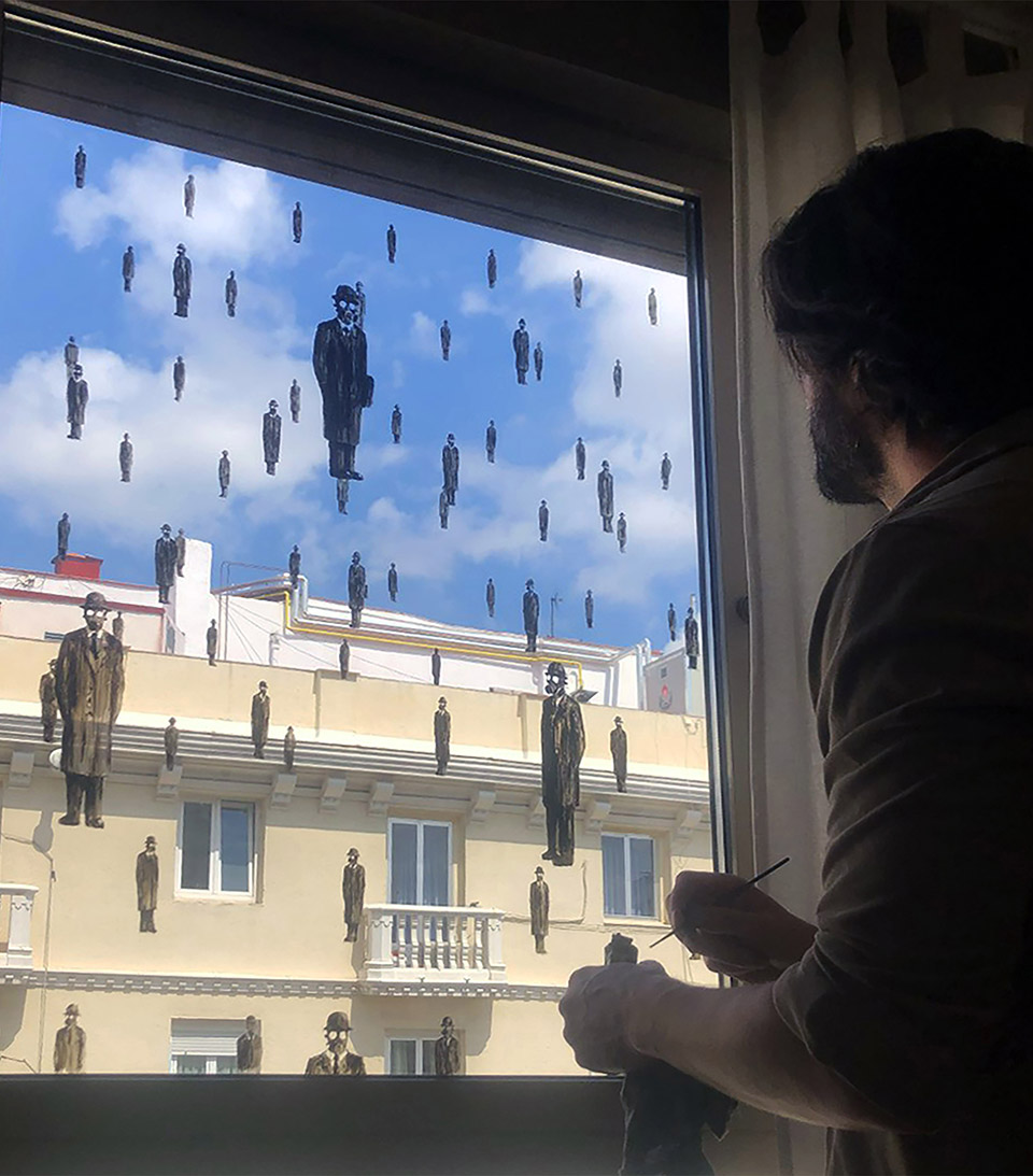 STAY ART HOME全民创意项目 / Pejac - 谷德设计网