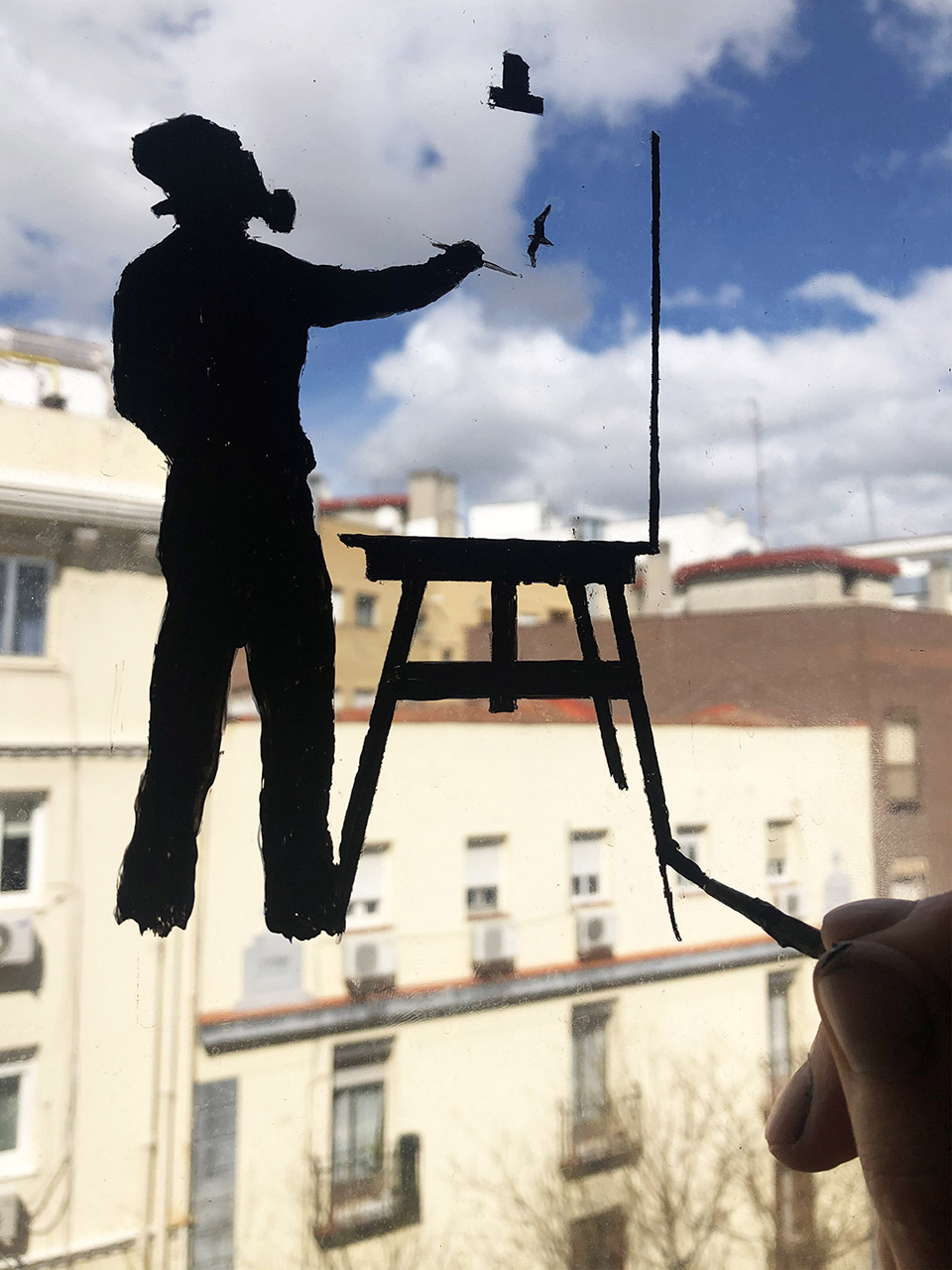 STAY ART HOME全民创意项目 / Pejac - 谷德设计网