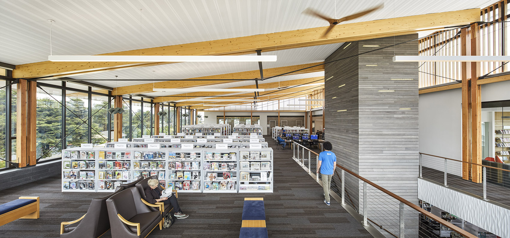 Half Moon Bay Library by Noll & Tam Architects - 谷德设计网