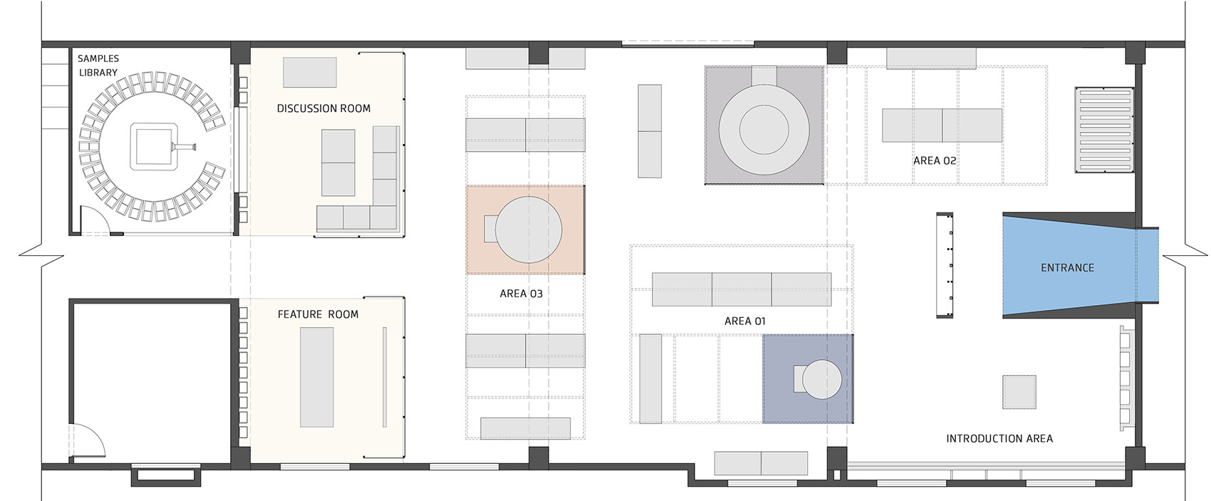 Santoni new Materials Experience Center in Shanghai by BYLU DESIGN - 谷德设计网