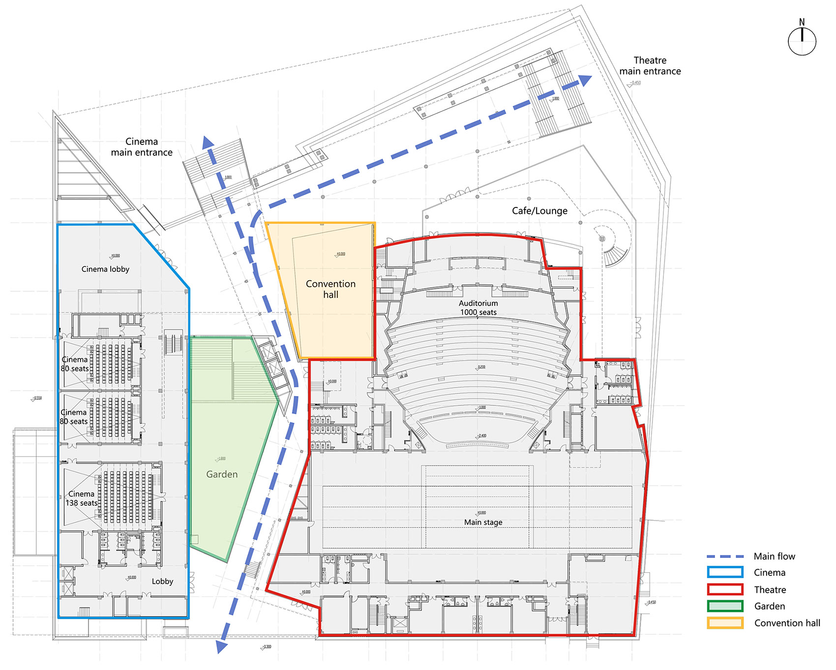 Sanmen Theater, China by UAD - 谷德设计网