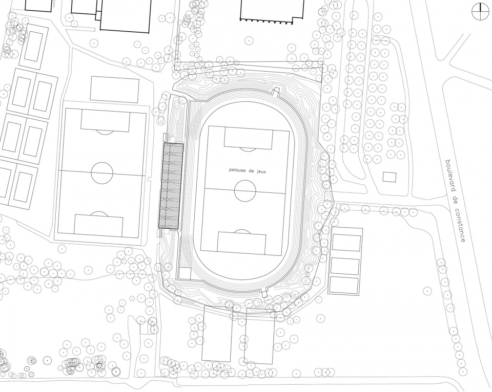 Philippe Mahut Stadium by Barthélémy Griño Architectes - 谷德设计网