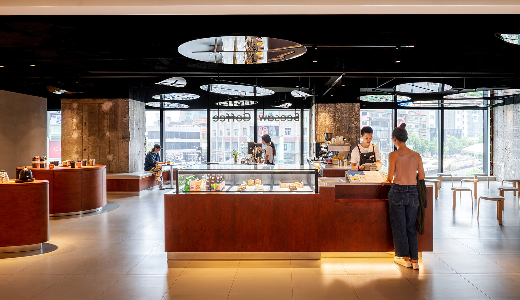 SEESAW COFFEE华润店，上海 / 保坂猛建筑都市设计事务所 - 谷德设计网