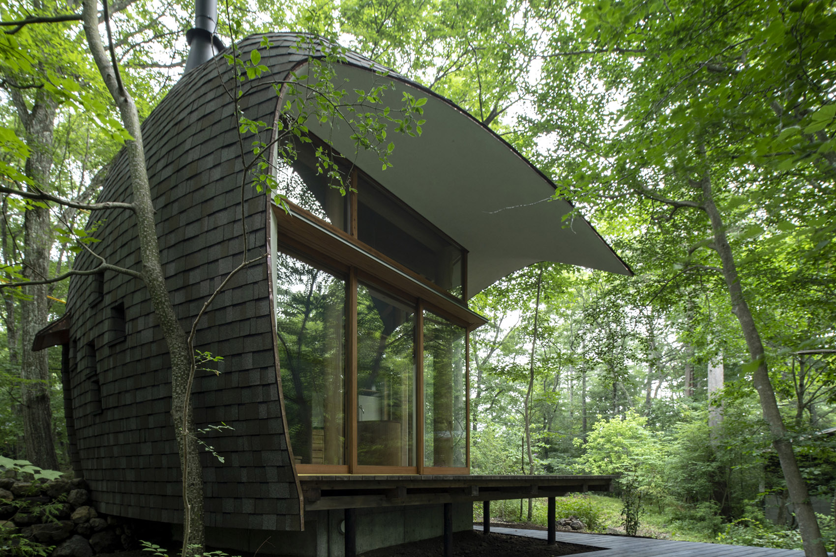 Shell House: The language of for-est, Japen by Tono Mirai architects ...
