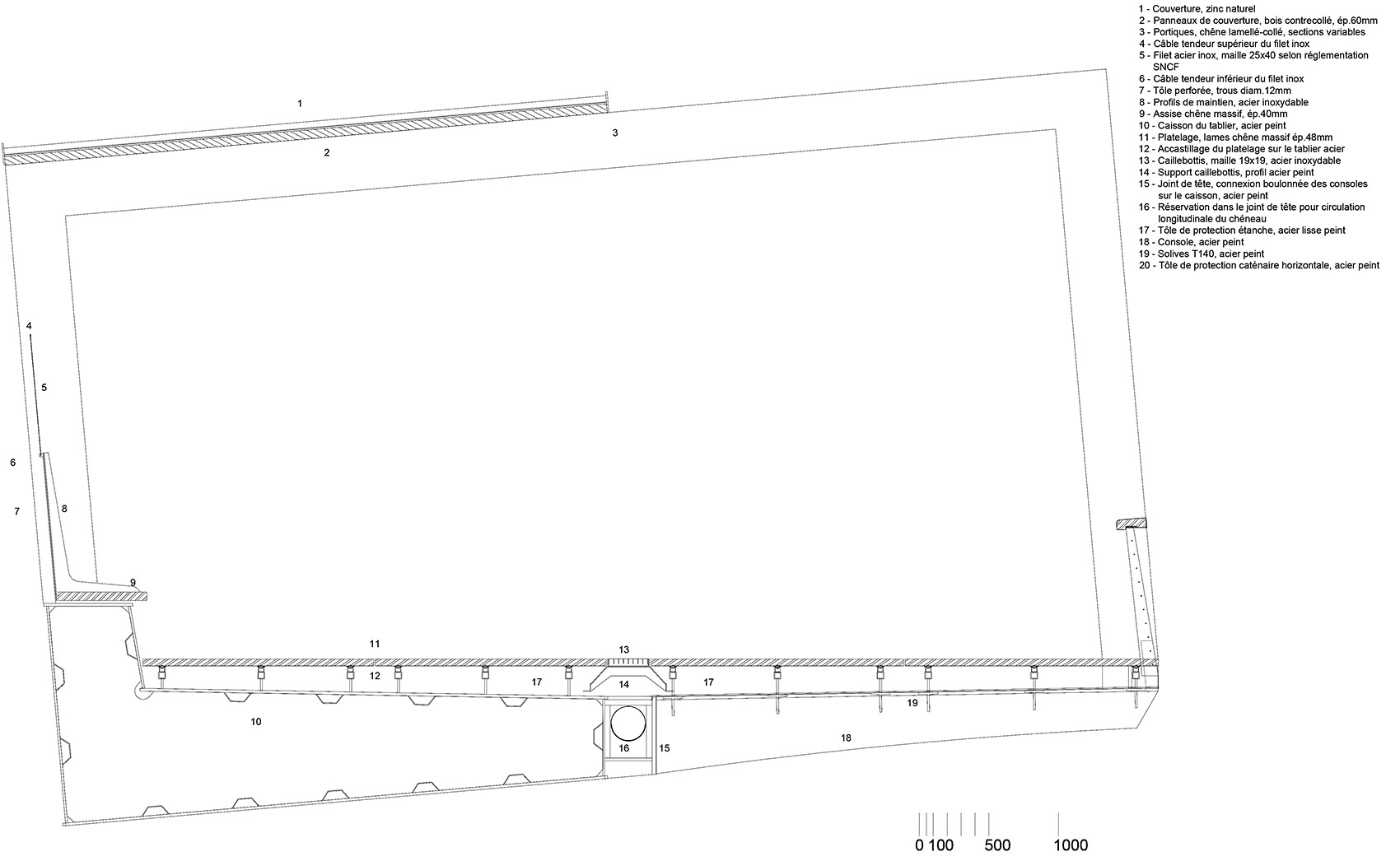 The bridge at the Angers Saint-Laud train station by Dietmar ...