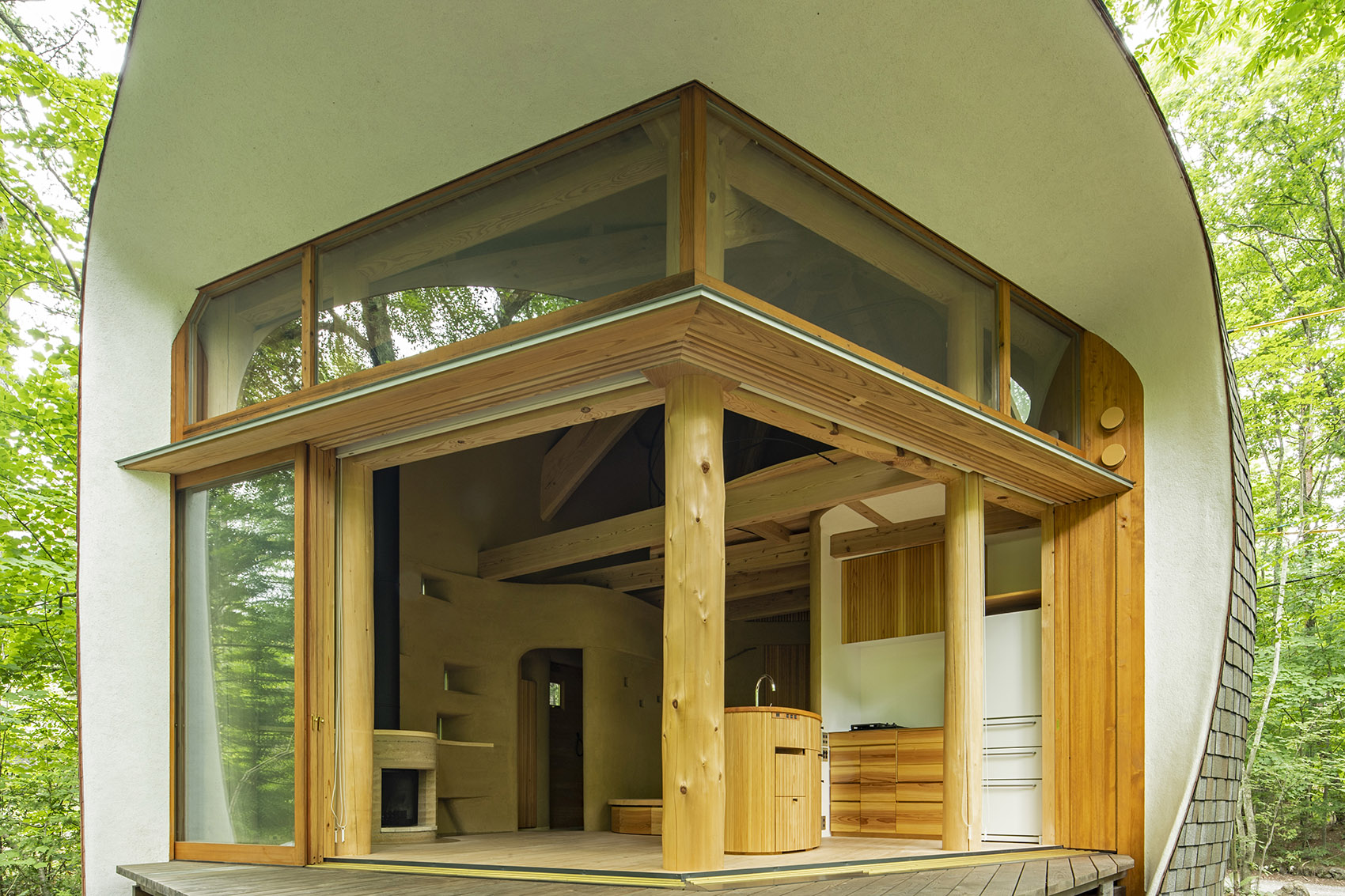Shell House: The language of for-est, Japen by Tono Mirai architects ...
