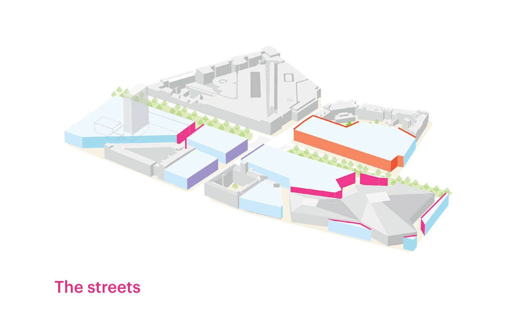 MVRDV masterplan for Ettlinger Tor in Karlsruhe - 谷德设计网