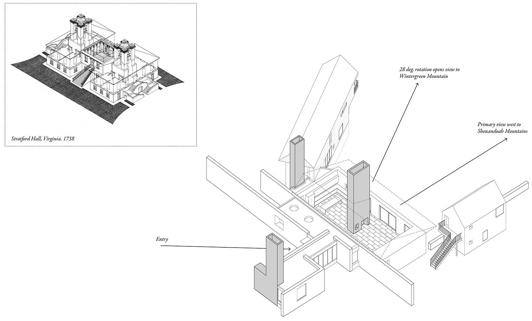 Three Chimney House by TW Ryan Architecture - 谷德设计网