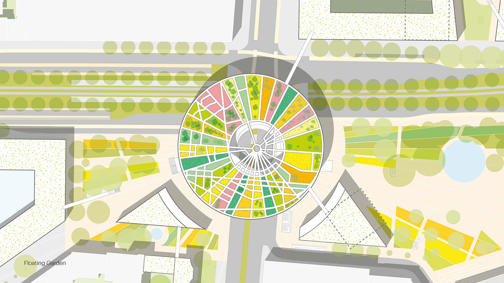 MVRDV masterplan for Ettlinger Tor in Karlsruhe - 谷德设计网