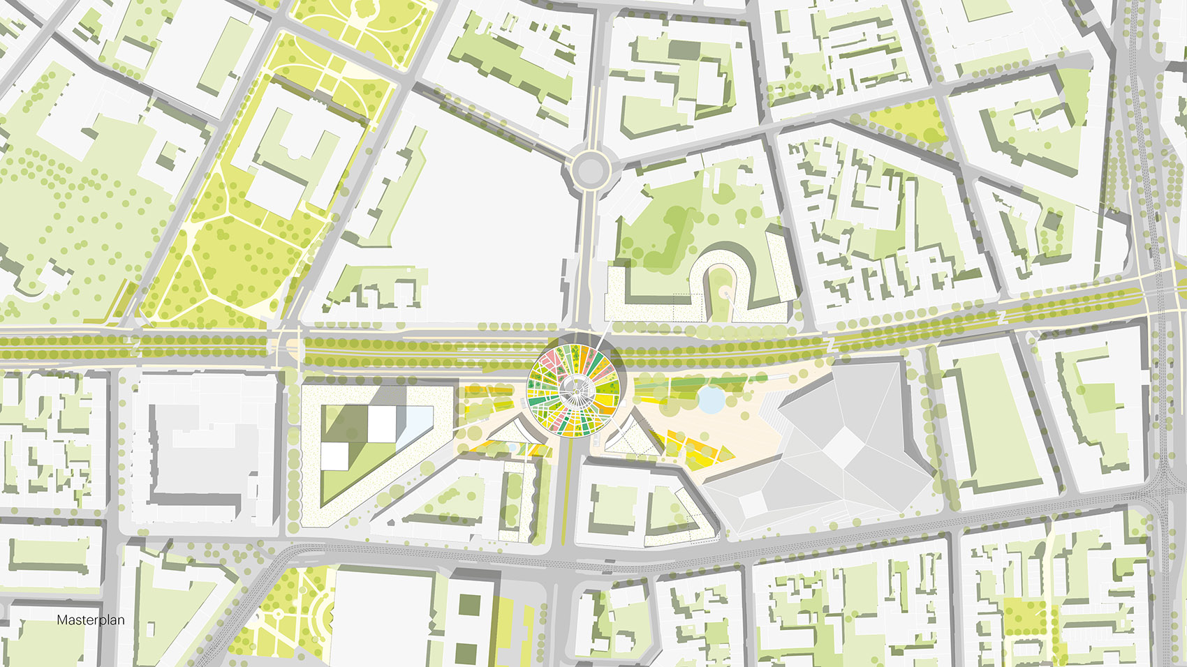 MVRDV masterplan for Ettlinger Tor in Karlsruhe - 谷德设计网