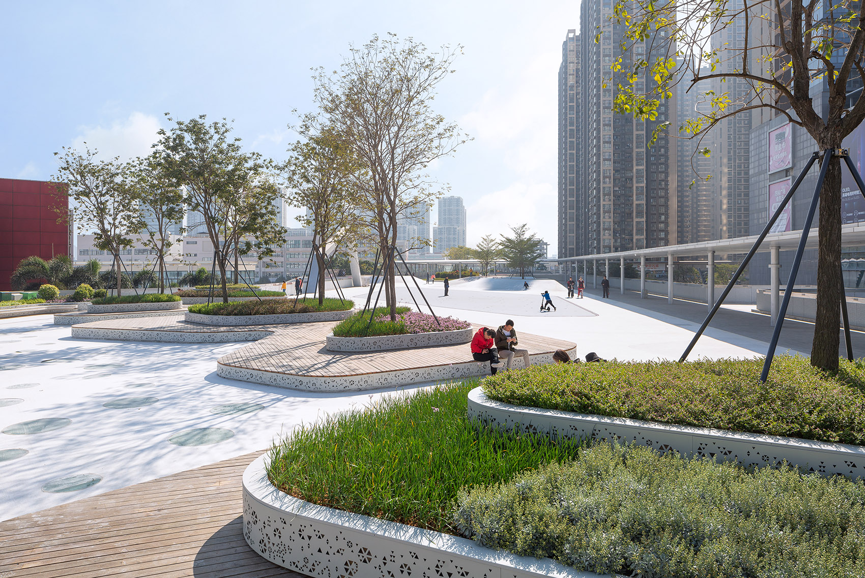 Floating Archipelago – Pedestrian Bridge Design, Shenzhen, China by ...