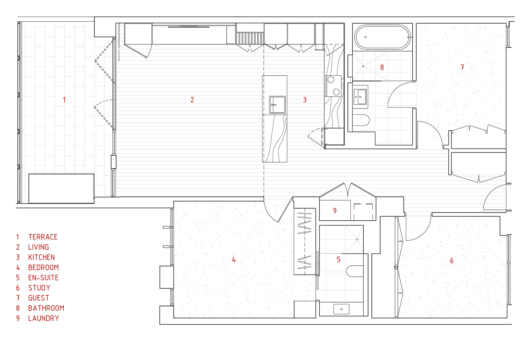 Lacquerwall公寓，墨尔本 / WHDA - 谷德设计网
