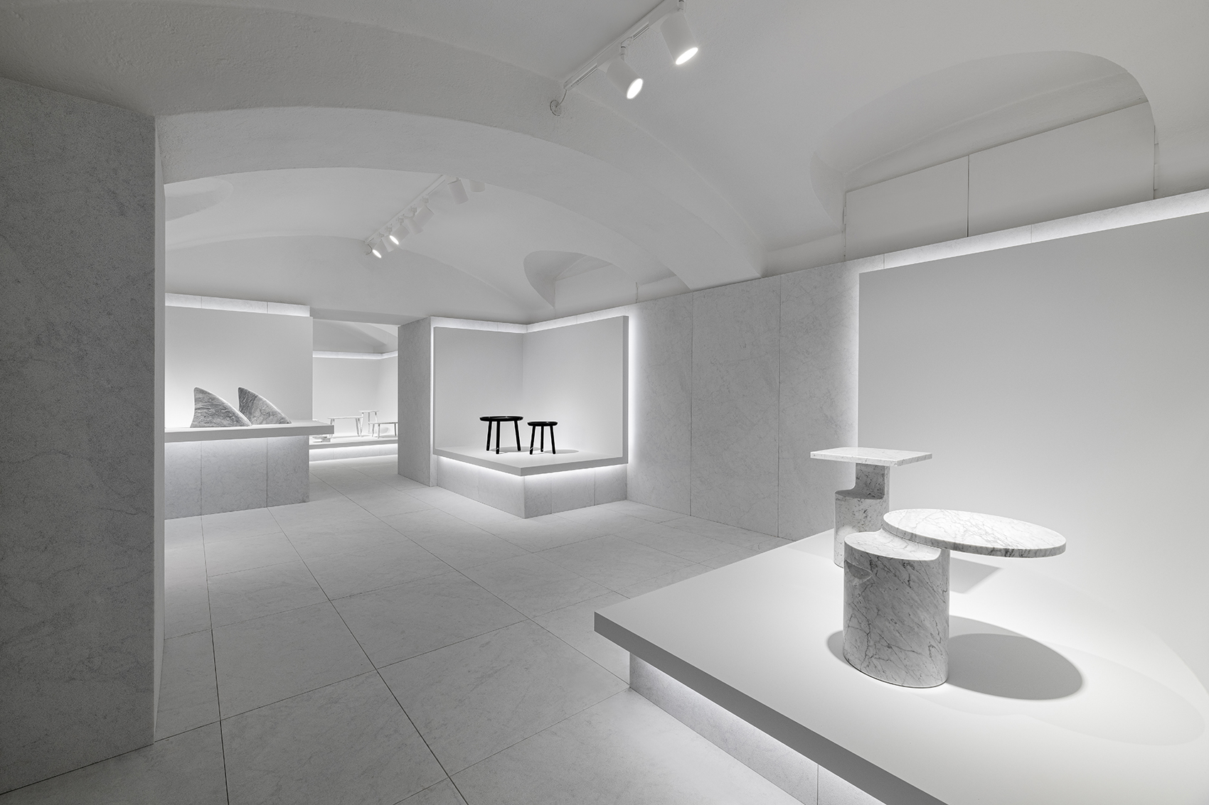 Marsotto Marble Showroom by nendo - 谷德设计网