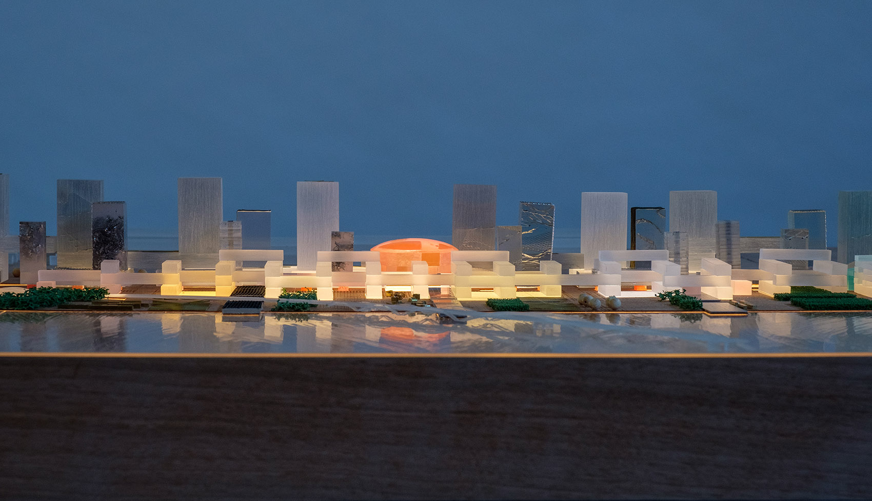 前海腾讯五带一城项目竞赛方案，深圳 / OMA - 谷德设计网