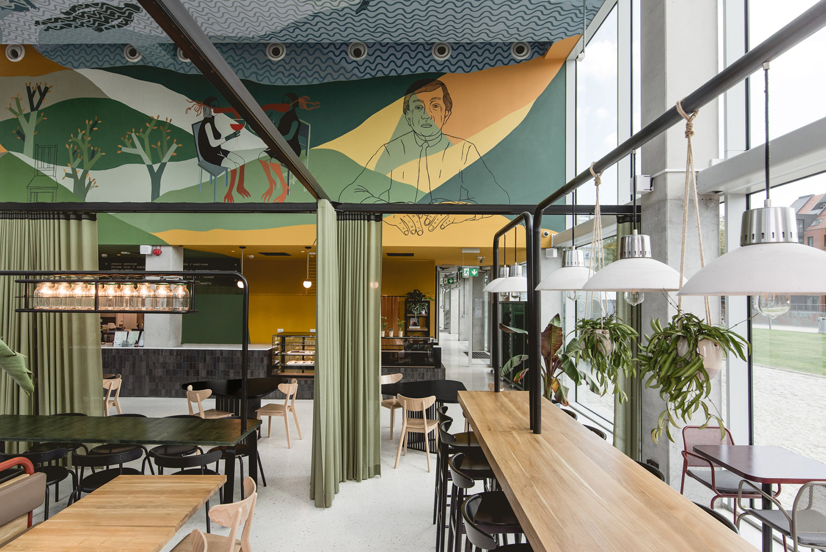 Concordia Design Wroclaw restaurant and roof terrace design by mode ...