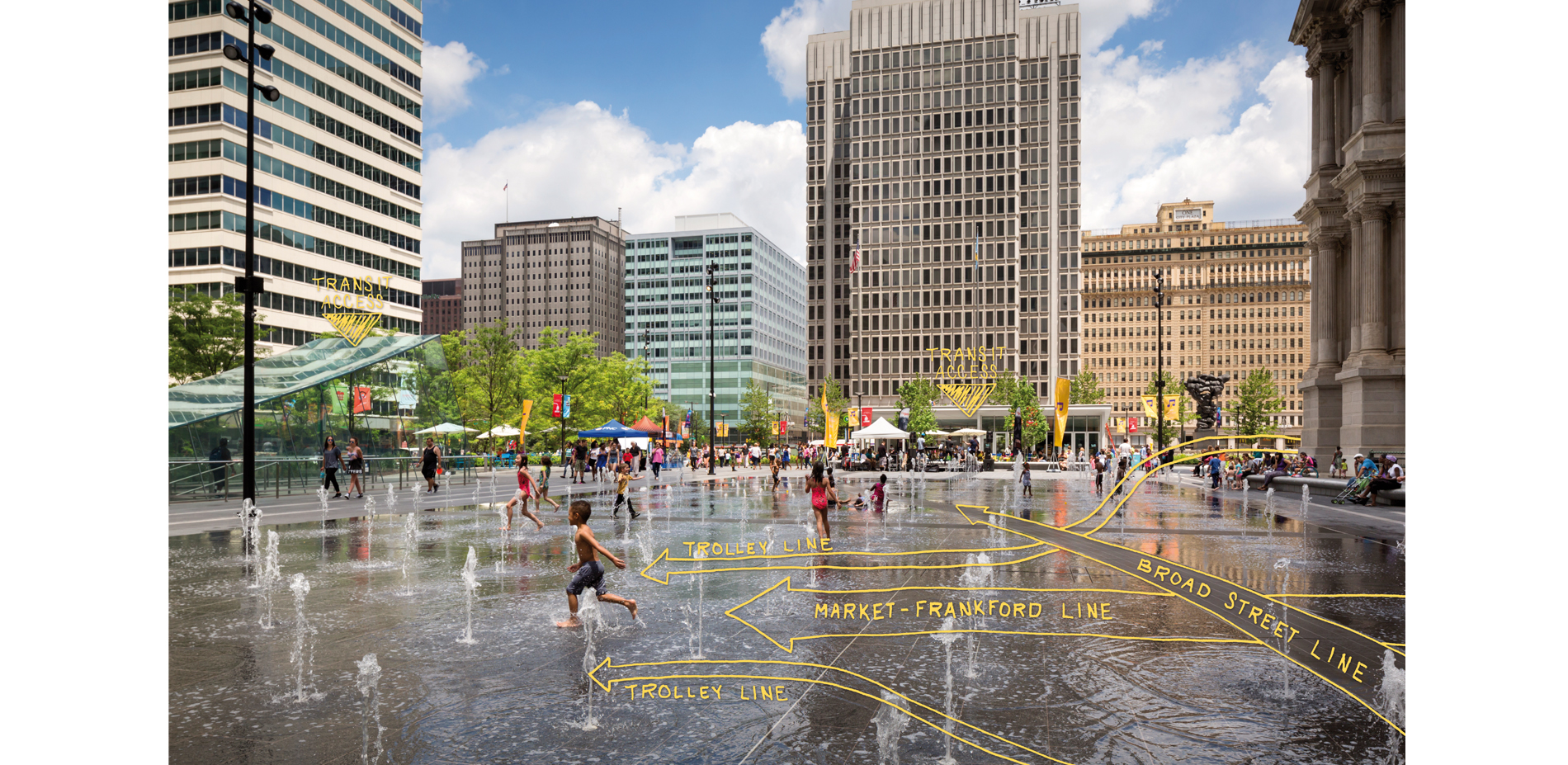 2020 ASLA URBAN DESIGN AWARD OF EXCELLENCE: Dilworth Park by OLIN - 谷德设计网