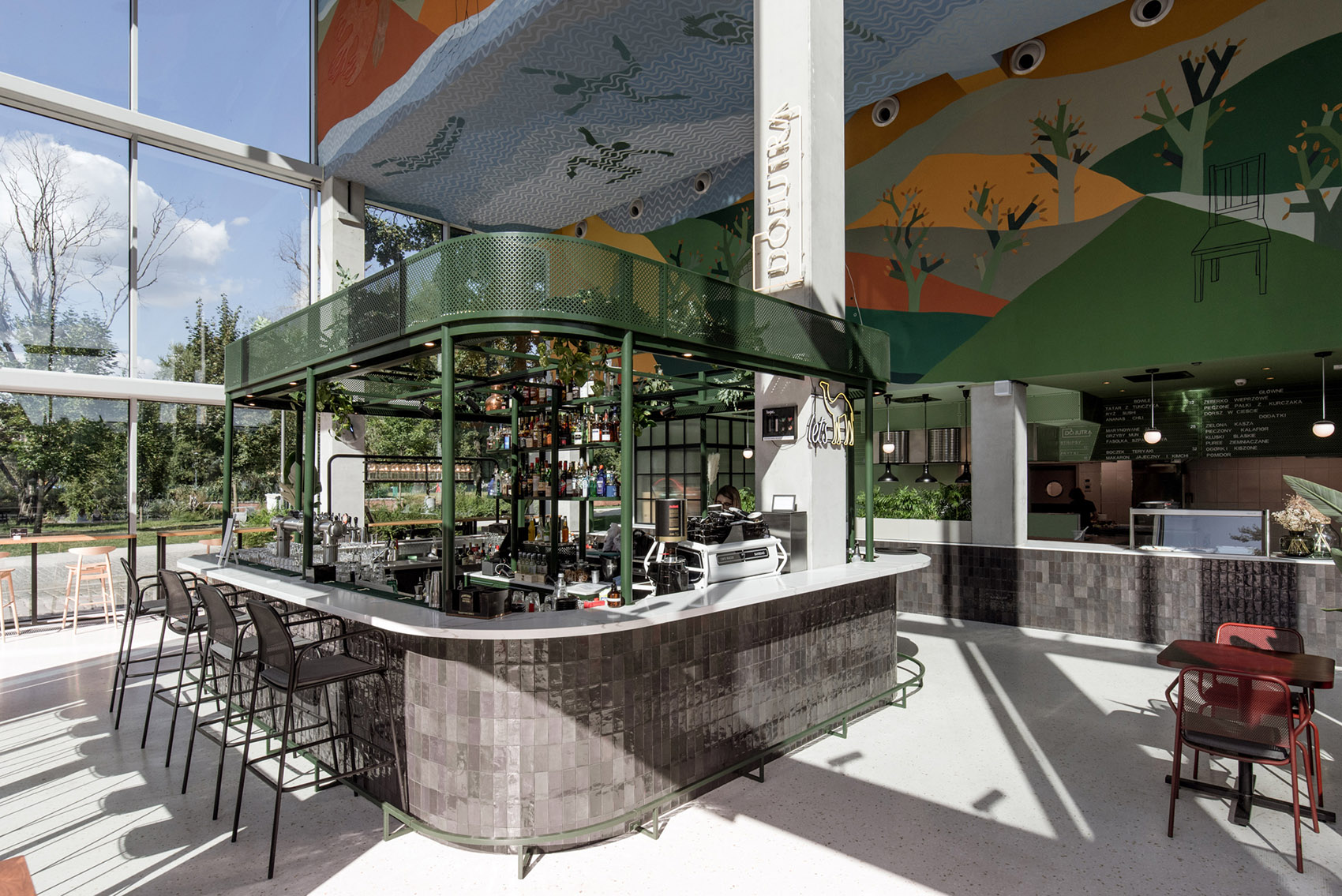 Concordia Design Wroclaw restaurant and roof terrace design by mode ...