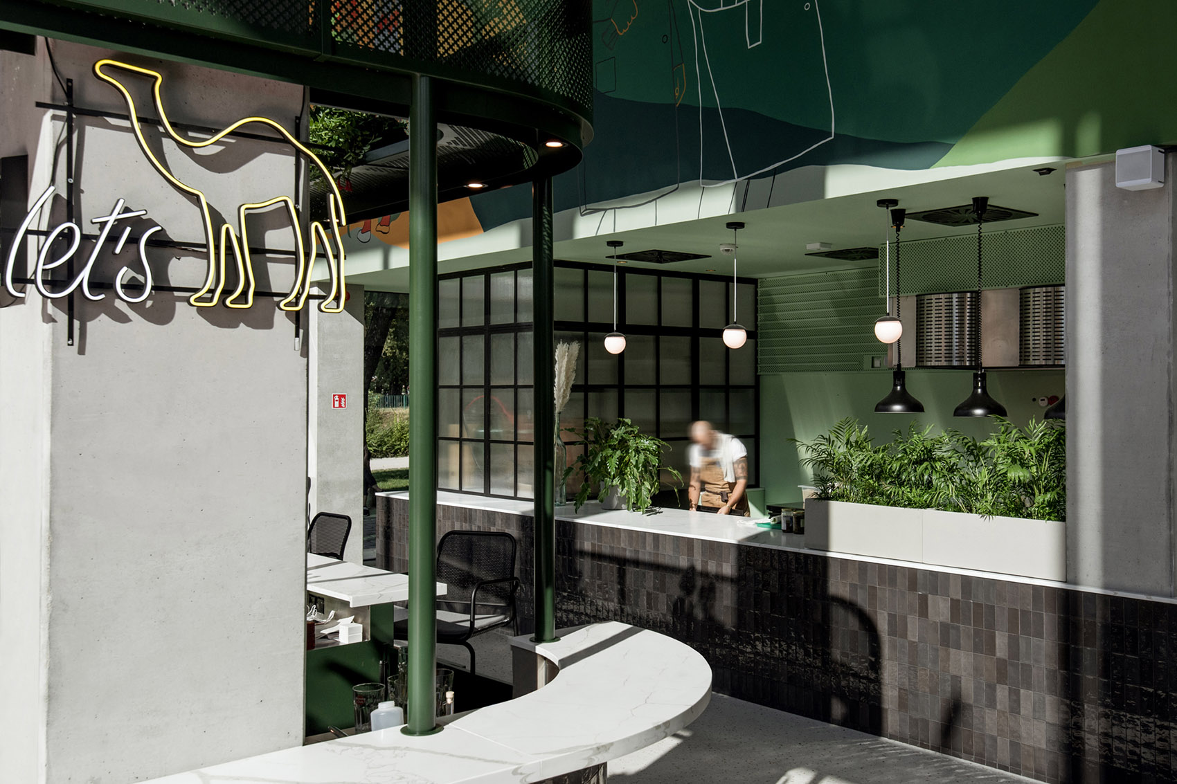 Concordia Design Wroclaw restaurant and roof terrace design by mode ...