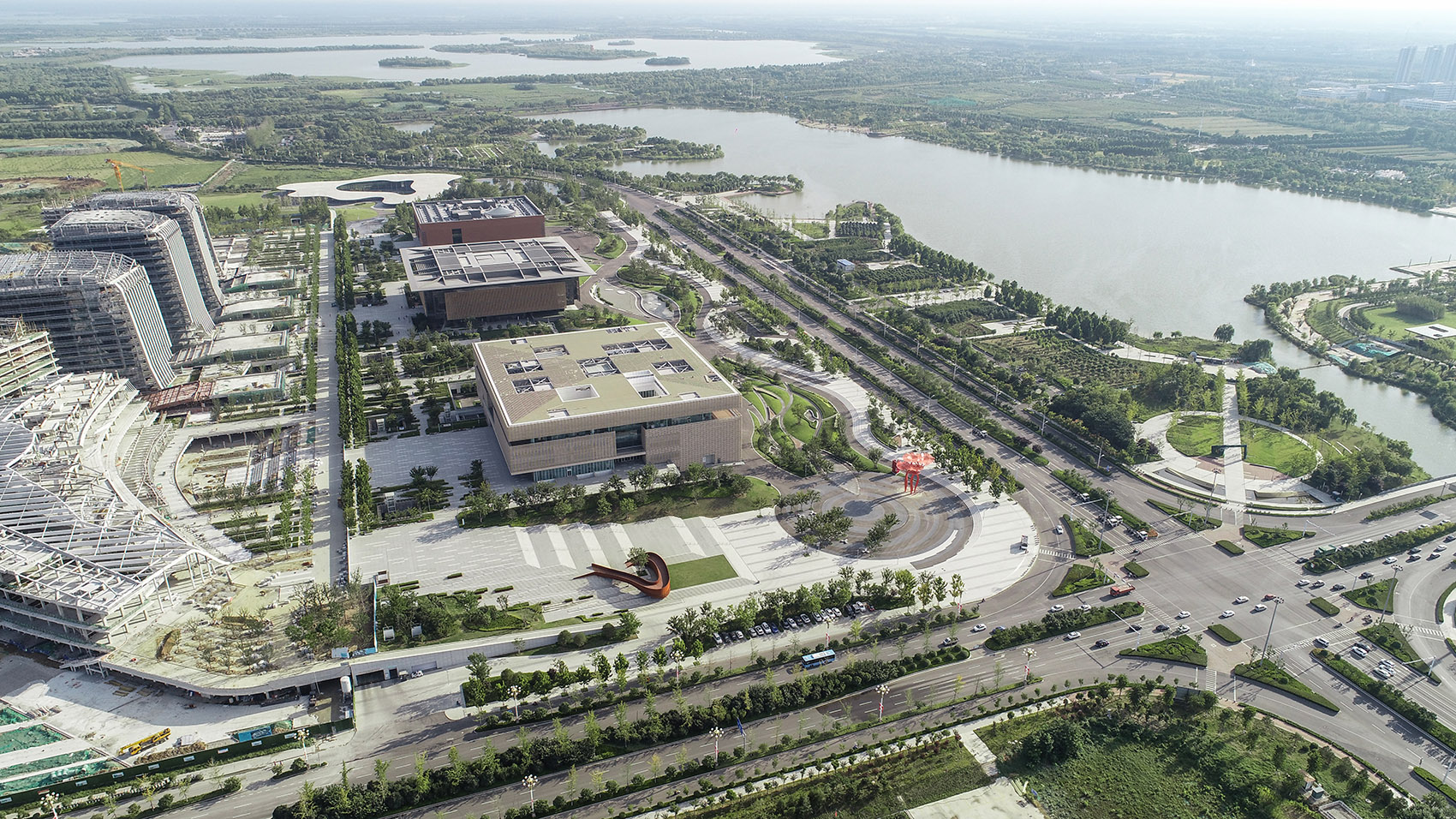 Landscape of Jining Cultural Center Phase I, China by LDG Lansikaipu ...