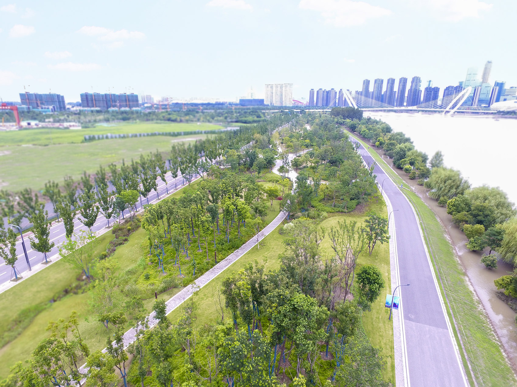 Singapore-Nanjing Eco Hi-Tech Island Waterfront Scenic Belt, China by ...