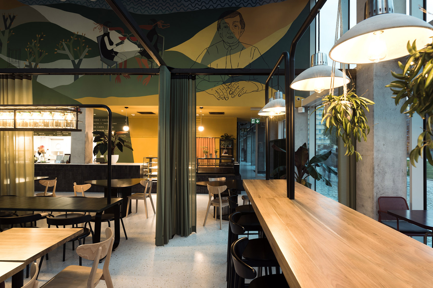 Concordia Design Wroclaw restaurant and roof terrace design by mode ...