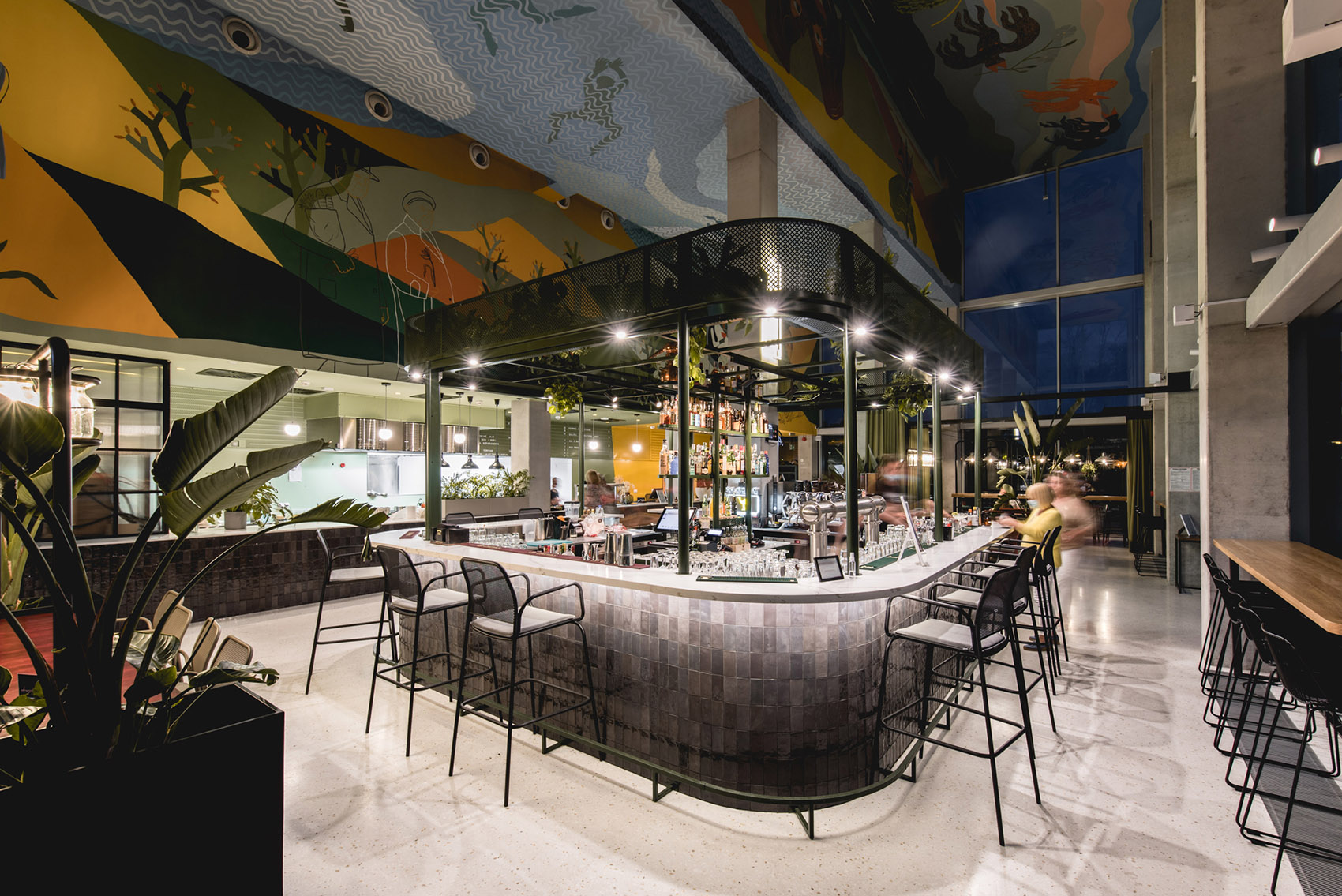 Concordia Design Wroclaw restaurant and roof terrace design by mode ...