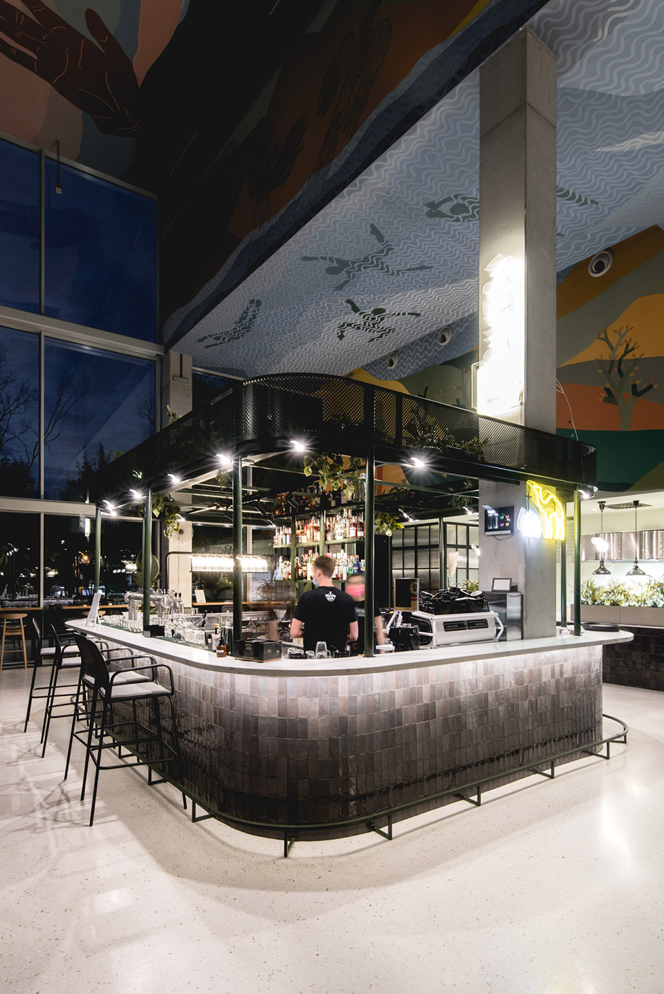 Concordia Design Wroclaw restaurant and roof terrace design by mode ...