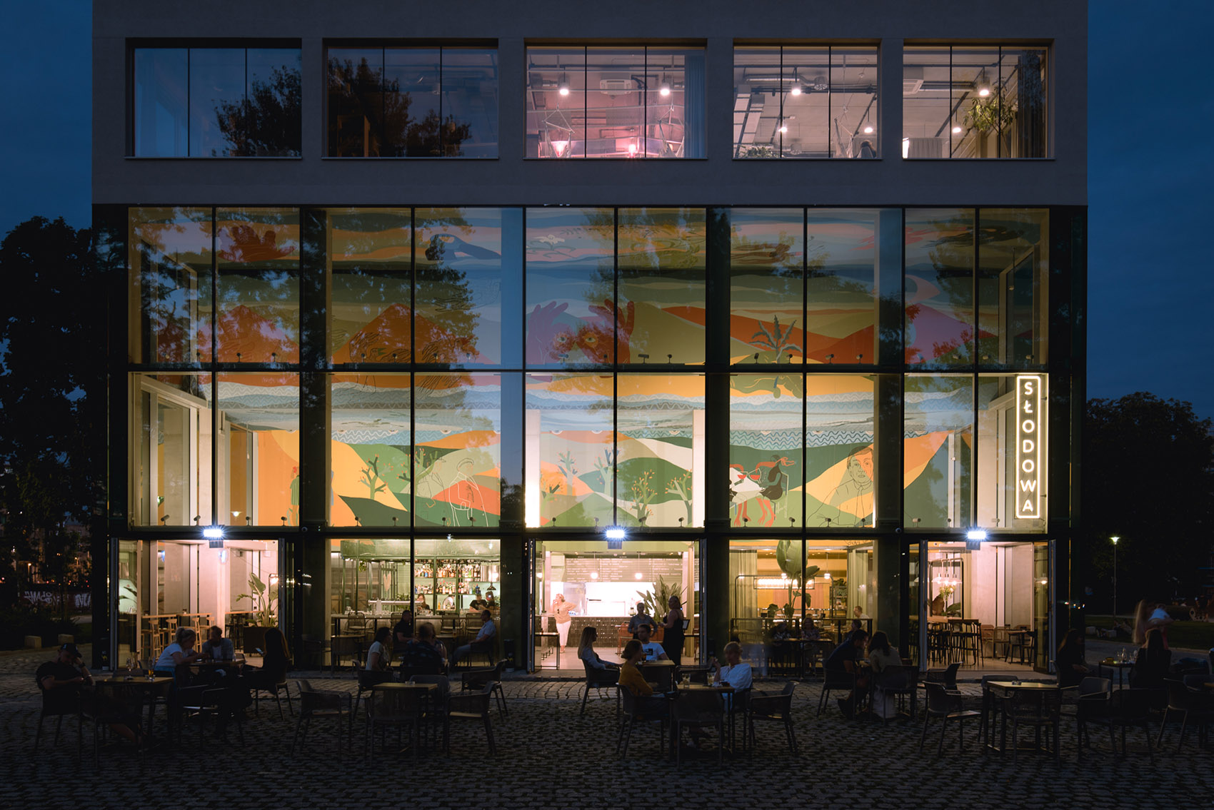 Concordia Design Wroclaw restaurant and roof terrace design by mode ...