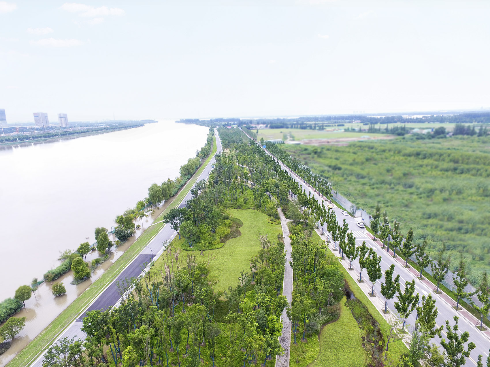 Singapore-Nanjing Eco Hi-Tech Island Waterfront Scenic Belt, China by ...