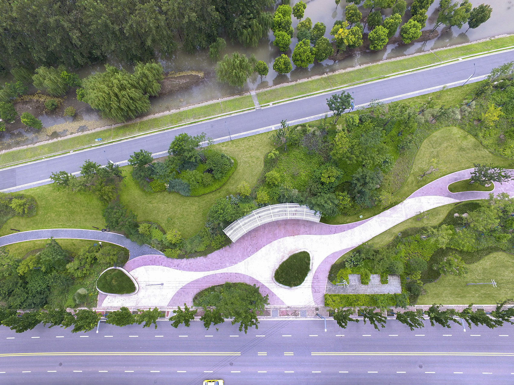 Singapore-Nanjing Eco Hi-Tech Island Waterfront Scenic Belt, China by ...