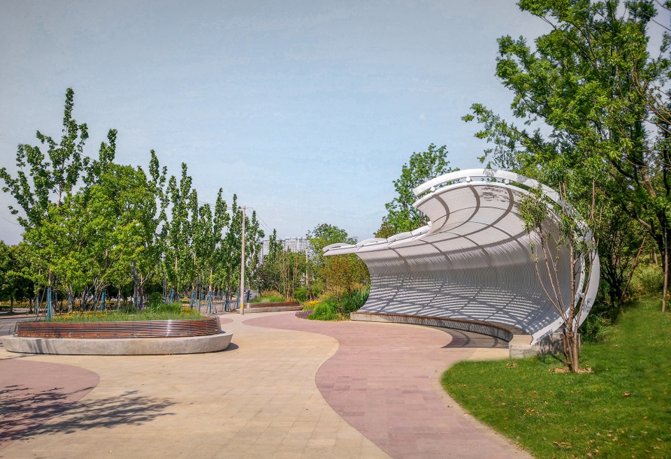 Singapore-Nanjing Eco Hi-Tech Island Waterfront Scenic Belt, China by ...