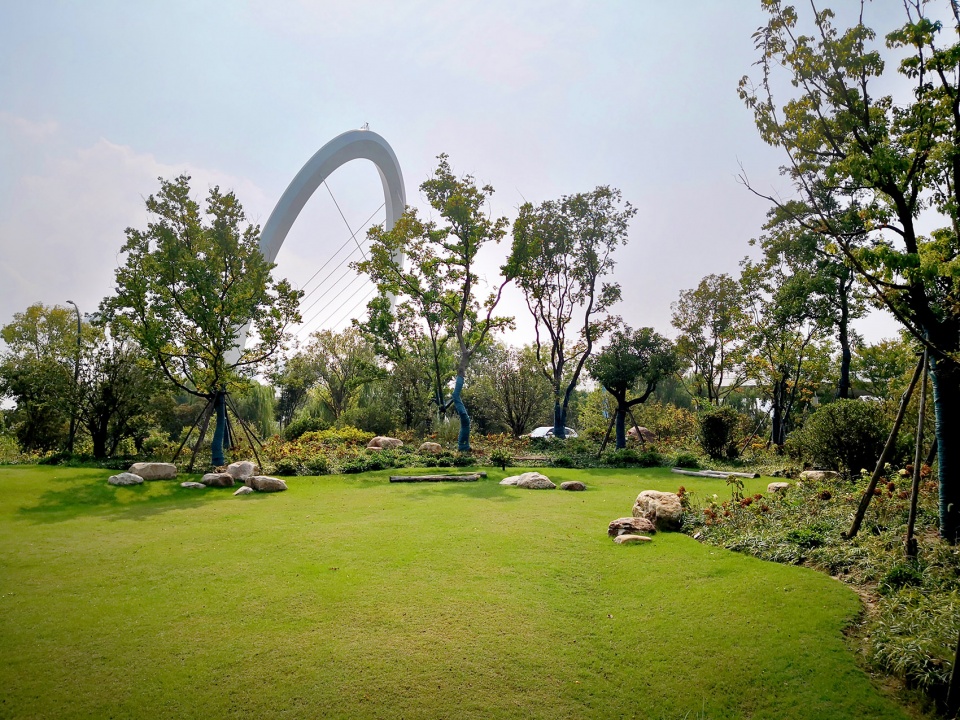 Singapore-Nanjing Eco Hi-Tech Island Waterfront Scenic Belt, China by ...