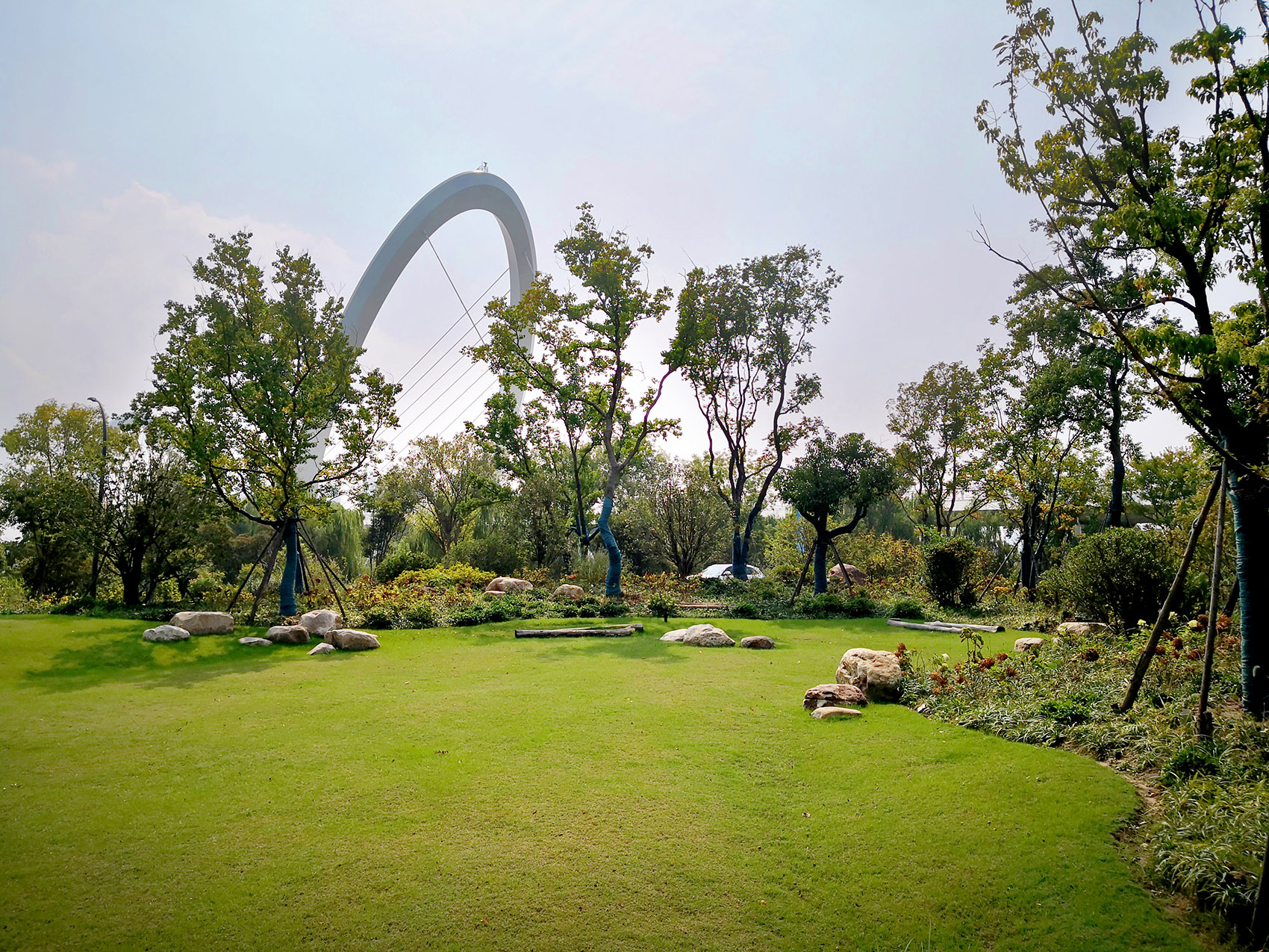 Singapore-Nanjing Eco Hi-Tech Island Waterfront Scenic Belt, China by ...