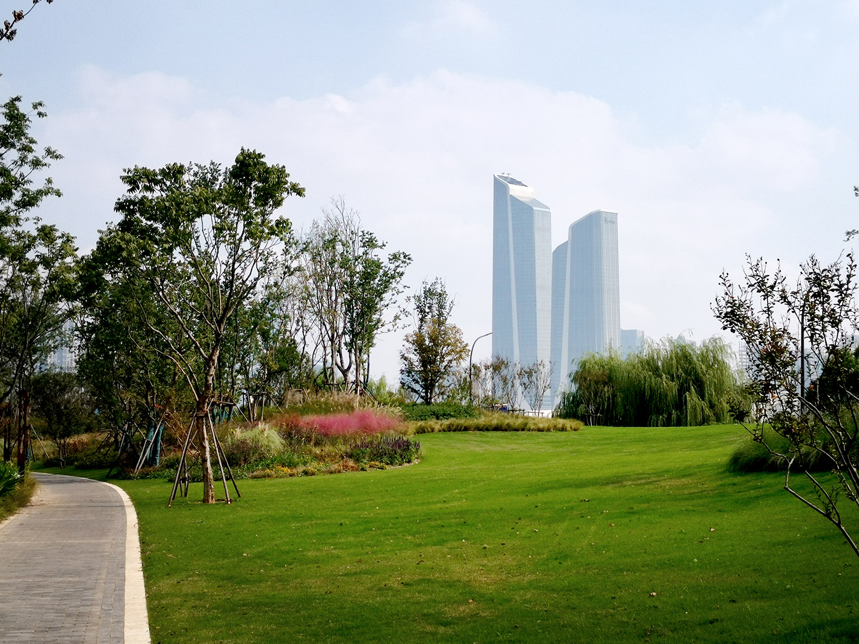 Singapore-Nanjing Eco Hi-Tech Island Waterfront Scenic Belt, China by ...