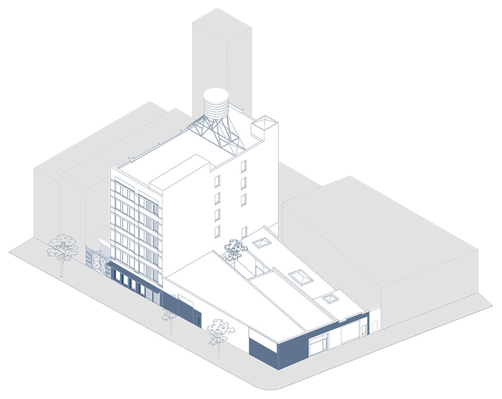 Renovation & redesign of masonry factory at Brooklyn by Worrell Yeung ...