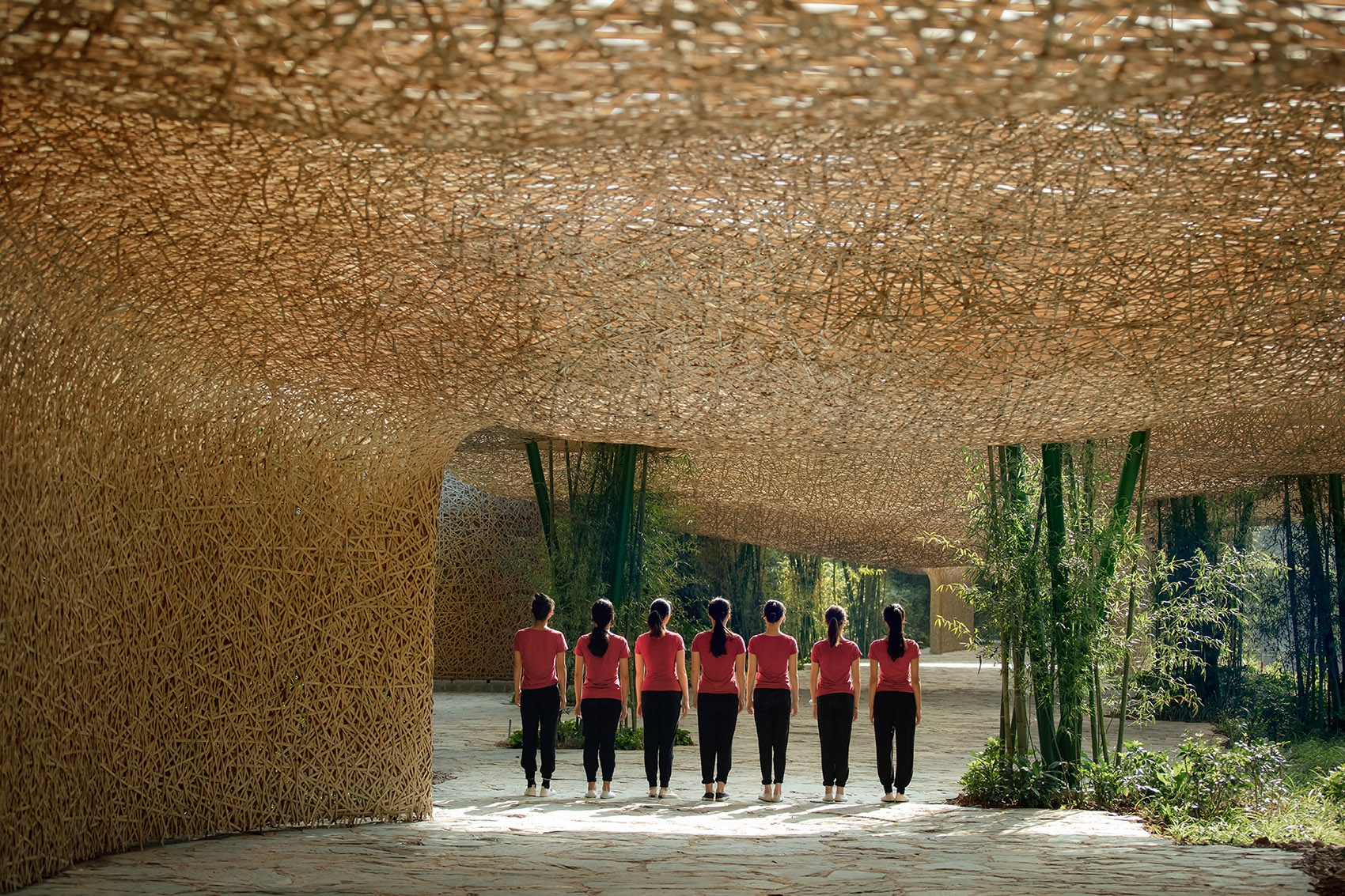 Bamboo Bamboo, Canopy and Pavilions, Impression Sanjie Liu, Chian by ...