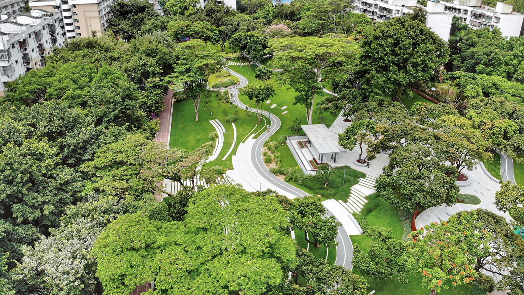 Zhongkang Community Regeneration Ideal Park, Shenzhen, China by WENKE ...