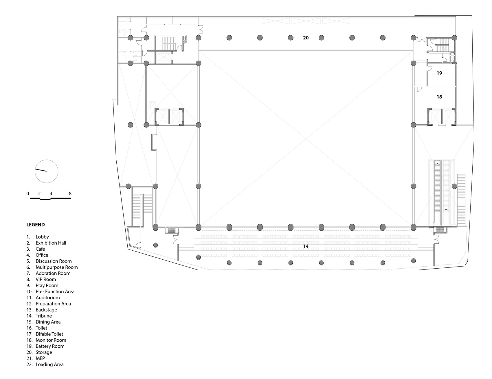 WM Plenary Hall, Indonesia by Bgnr Architects - 谷德设计网